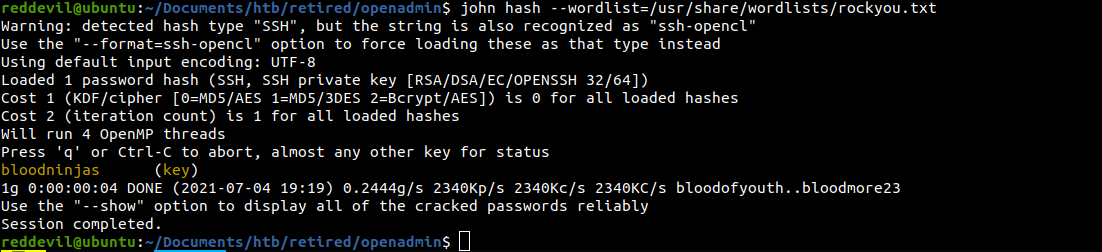 OpenAdmin HackTheBox Writeup - Shishir’s Blog